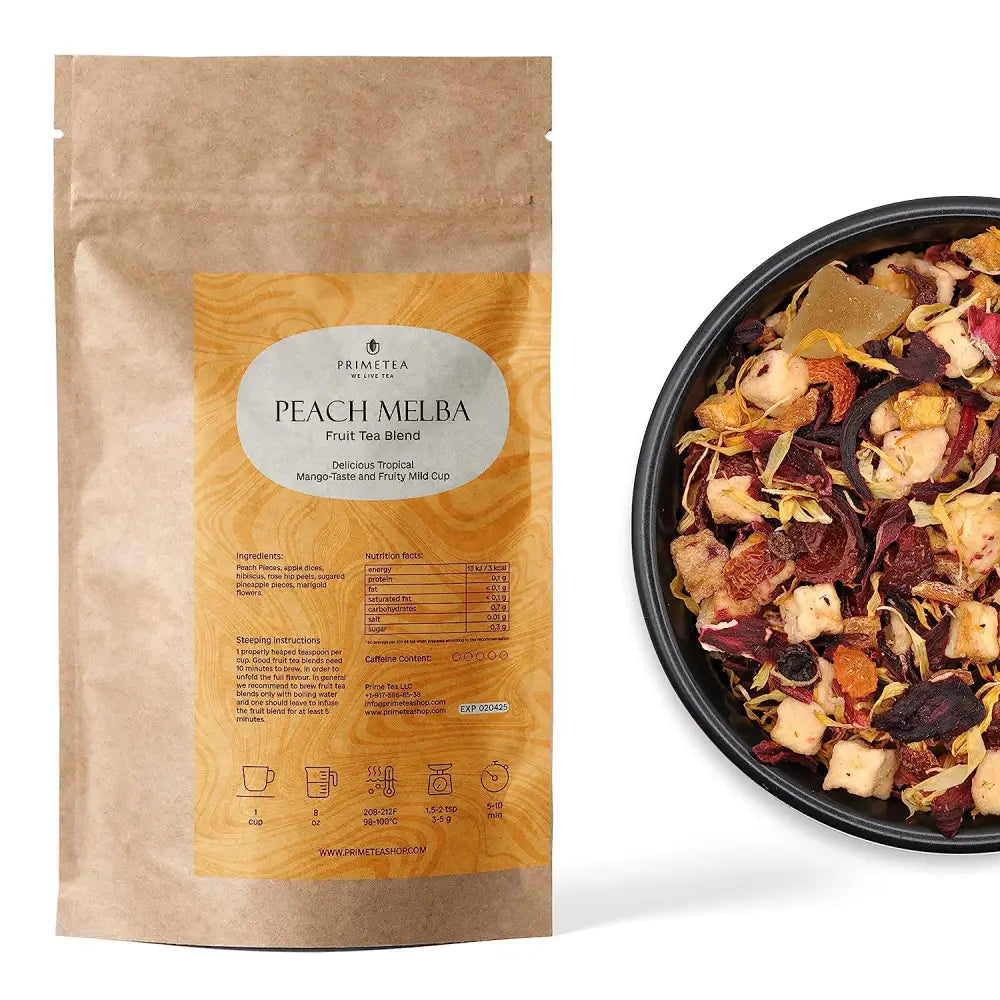 Peach Melba (Fruit Tea) - Prime Tea